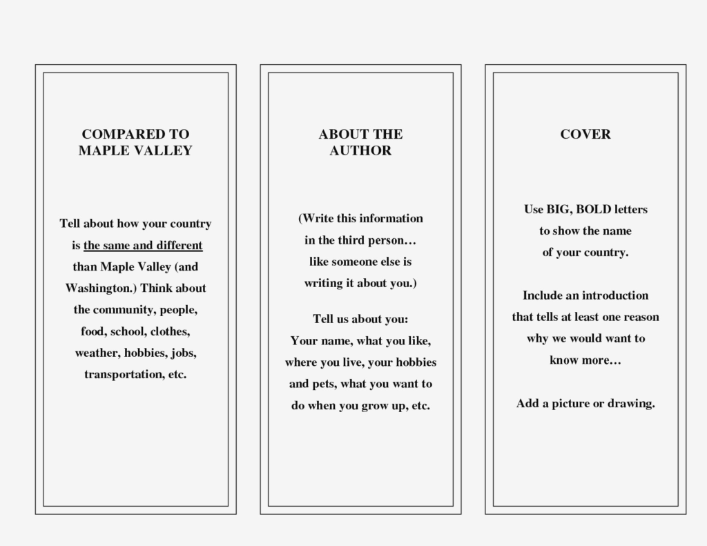 009 Travel Brochure Template For Students Printable Kids inside Travel ...