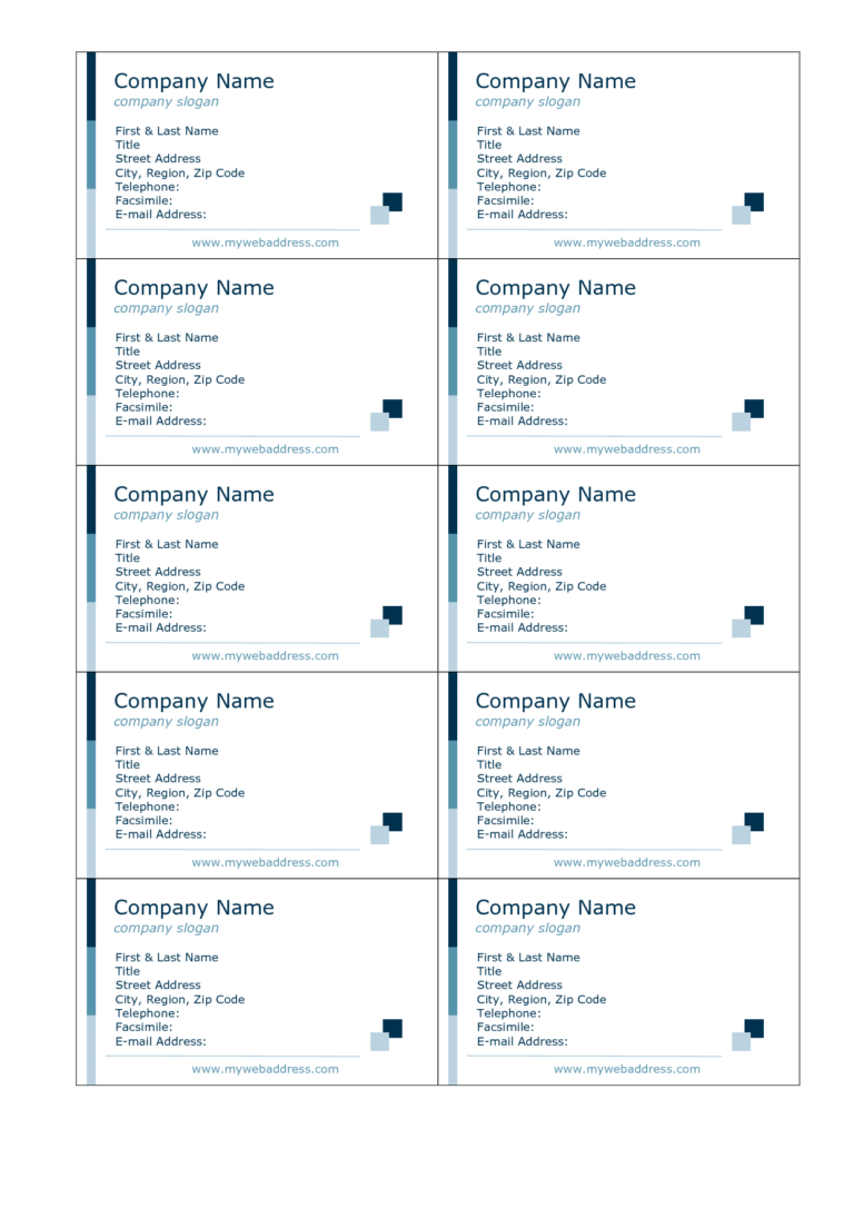 013 Template Ideas Ms Office Business Unbelievable Card within Business ...