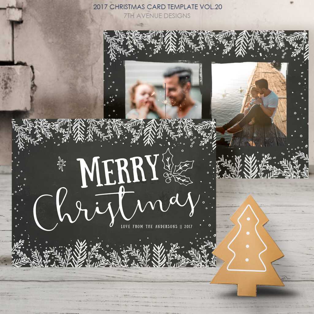 Free Photoshop Christmas Card Templates For Photographers ...