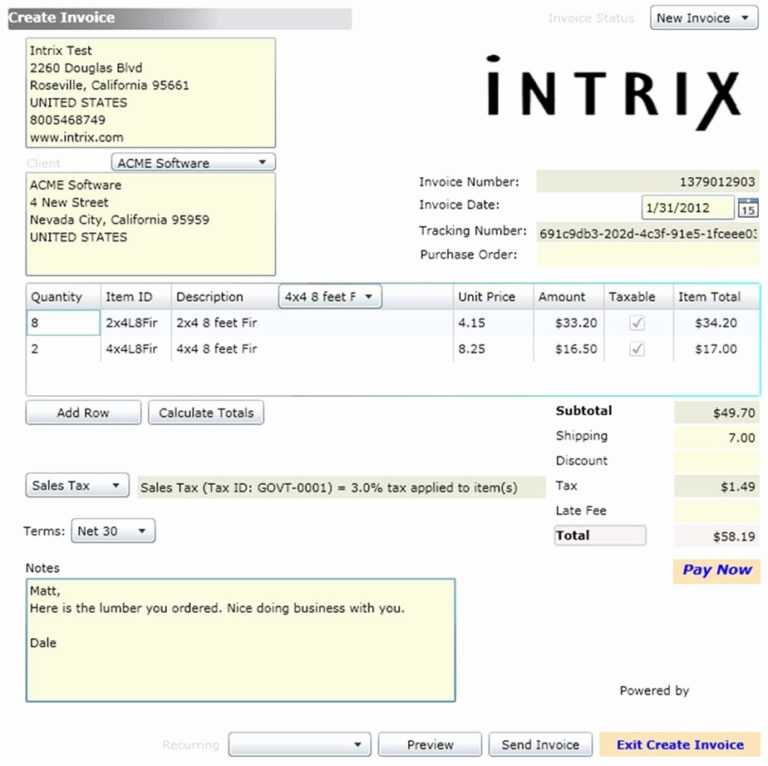 020 Credit Card Invoice Template For Templates Excel Pdf throughout ...