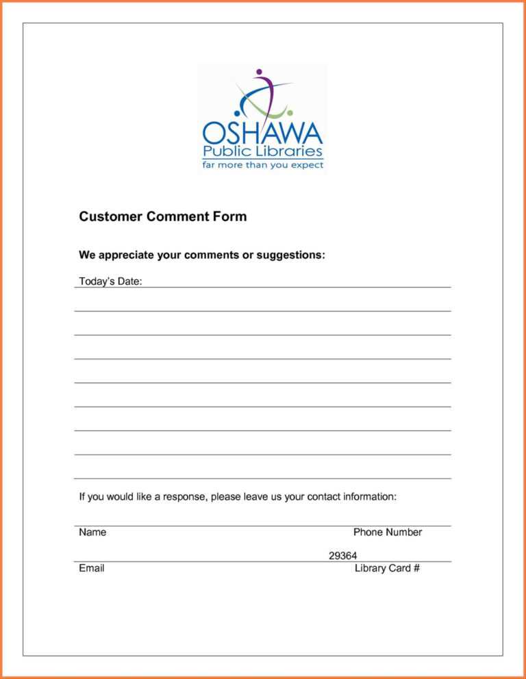 021 Restaurant Comment Card Template Ideas My Survey Cards with regard ...