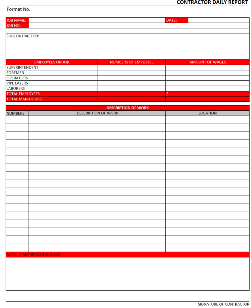 11 Daily Report Template Verification Letters Pdf inside Superintendent ...