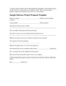 12+ Software Project Proposal Examples – Pdf, Word | Examples within ...