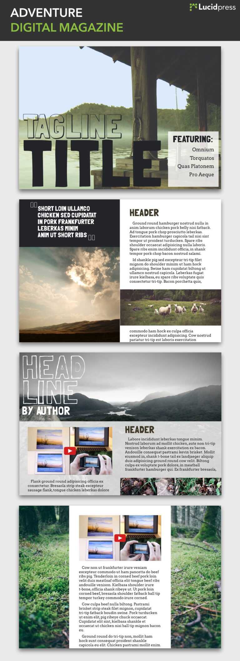 14 Magazine Layout Design Ideas For Your Inspiration for Magazine Ad ...