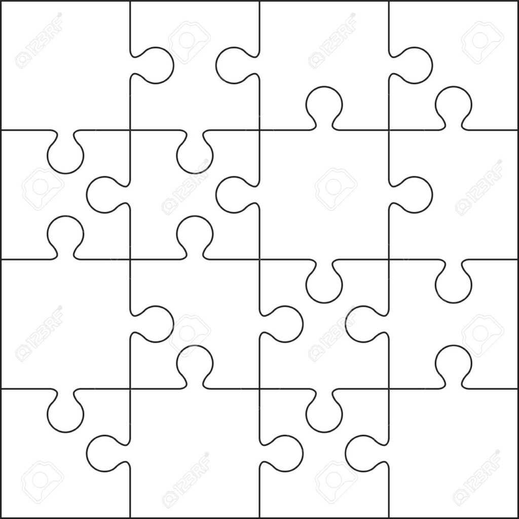 16 Jigsaw Puzzle Blank Template Or Cutting Guidelines Throughout Blank 16-jigsaw-puzzle-blank-template-or-cutting-guidelines-throughout-blank