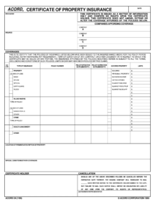 1995 Form Acord 24 Fill Online, Printable, Fillable, Blank with Acord ...