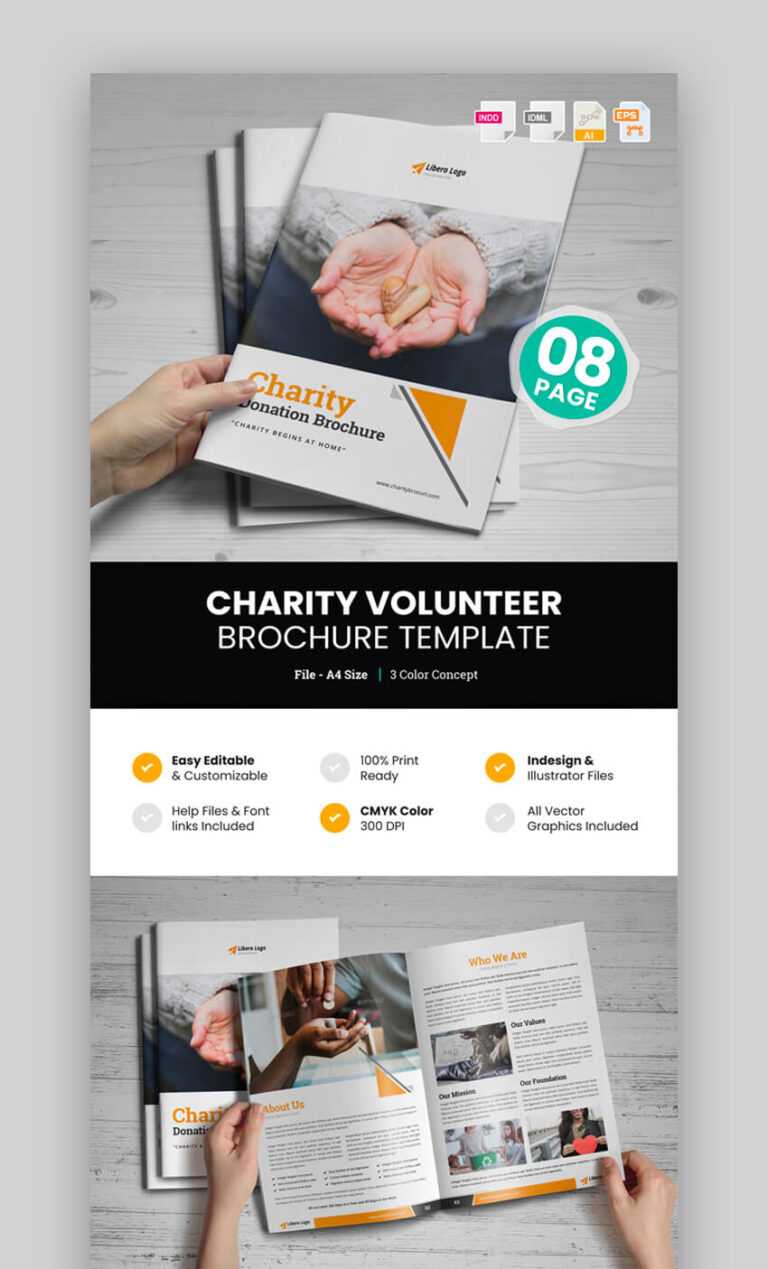 Volunteer Brochure Template | Atlantaauctionco.com