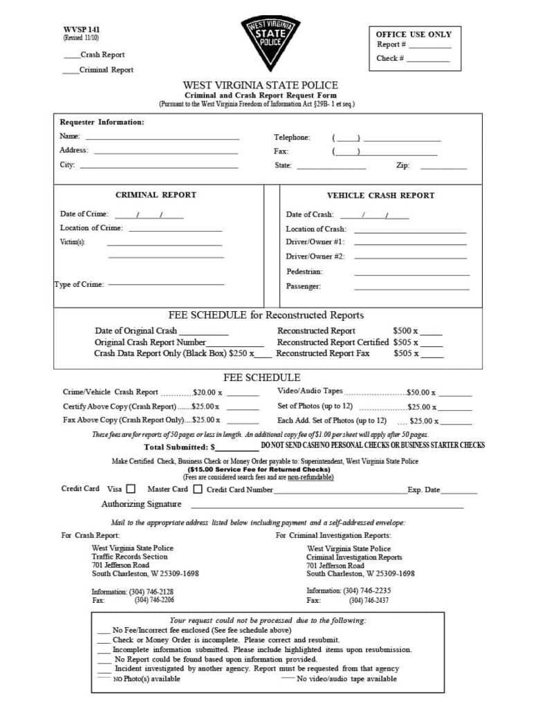 Fake Police Report Template | Atlantaauctionco.com