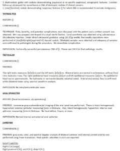 22 Images Of Mri Report Template Spinal Metastasis | Zeept with Carotid ...