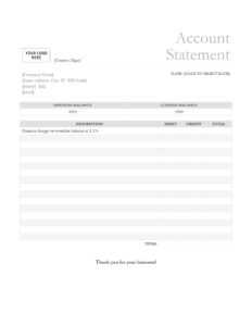 23 Editable Bank Statement Templates [Free] ᐅ Template Lab pertaining ...