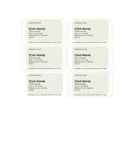 25 Cool Membership Card Templates & Designs (Ms Word) ᐅ regarding ...