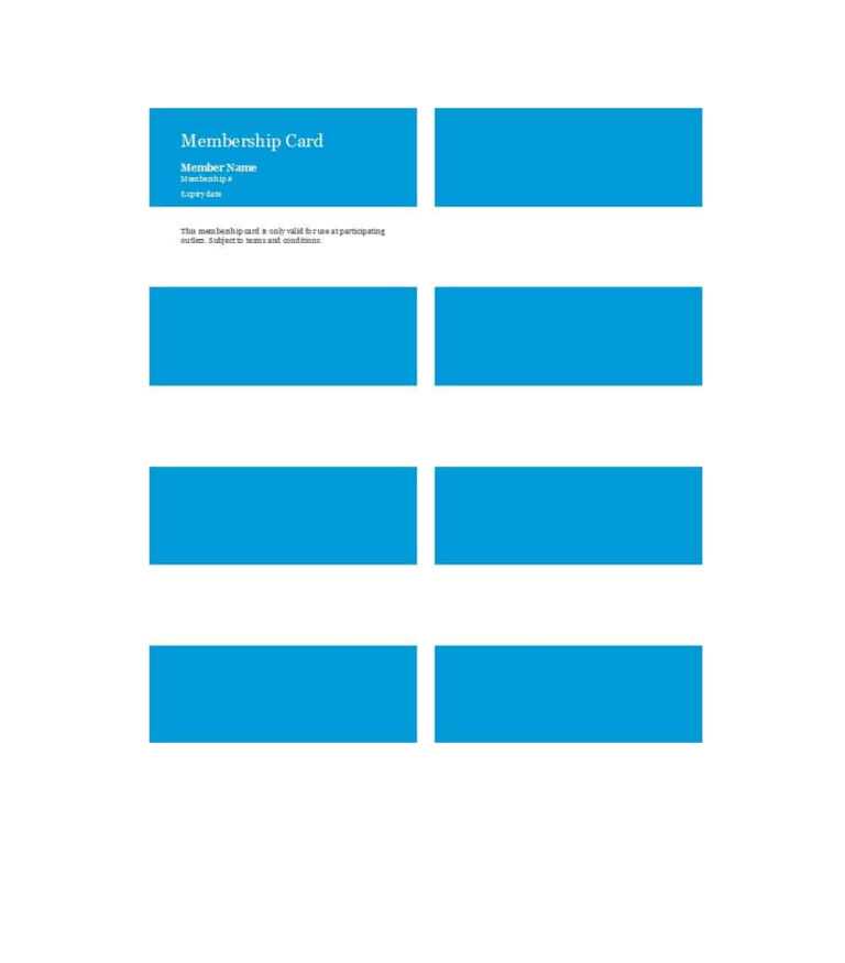 25 Cool Membership Card Templates & Designs (Ms Word) ᐅ with Template ...