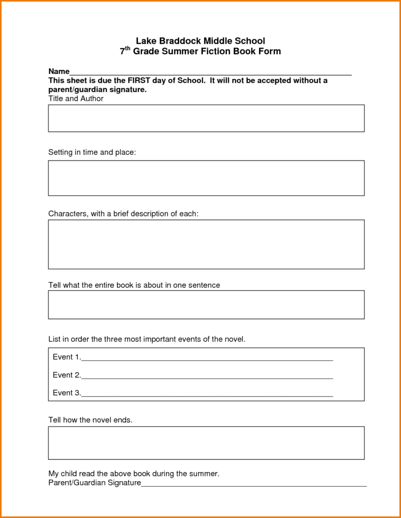 25 Images Of Middle School Alphabet Book Template | Bfegy in Middle ...