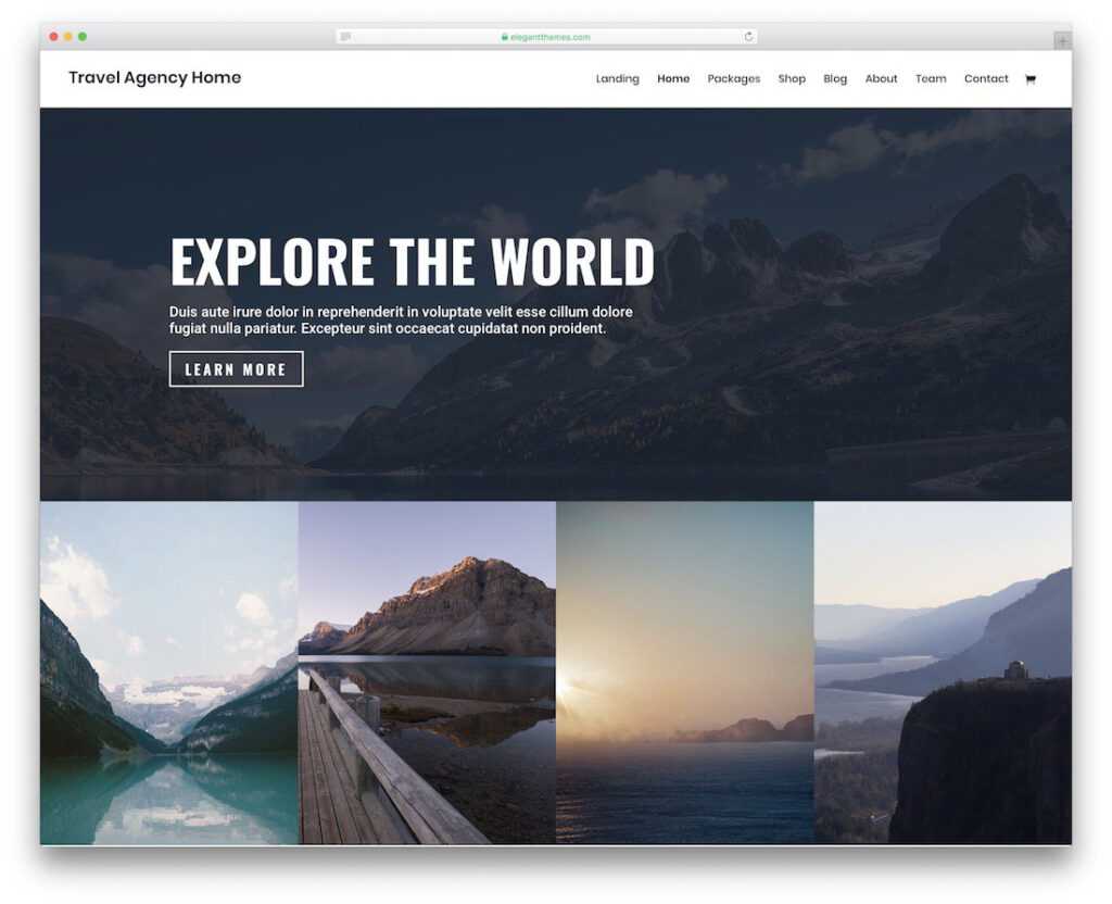 29 Best Free Travel Website Templates 2019 – Colorlib in Travel And ...