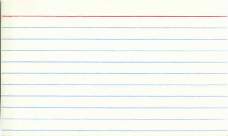 3 X 5 Index Card Template 8 Things You Need To Know About in 5 By 8 ...