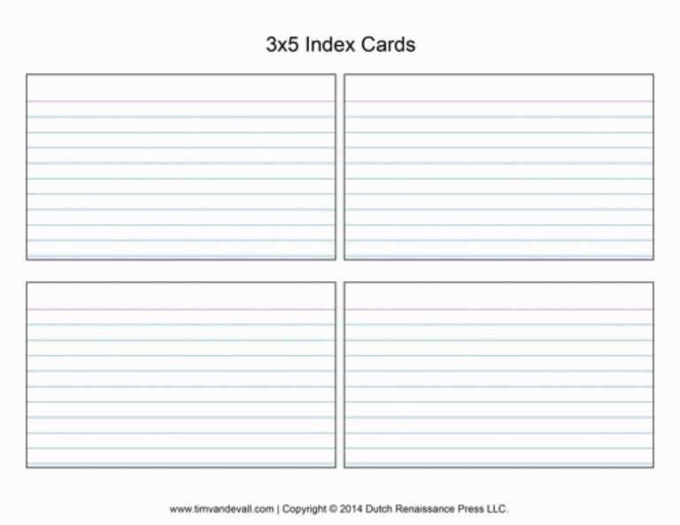 3 X 5 Index Card Template 8 Things You Need To Know About throughout 3 ...