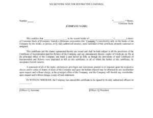 40+ Free Stock Certificate Templates (Word, Pdf) ᐅ Template Lab inside ...