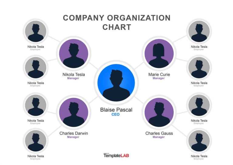 40 Organizational Chart Templates (Word, Excel, Powerpoint) With Org ...