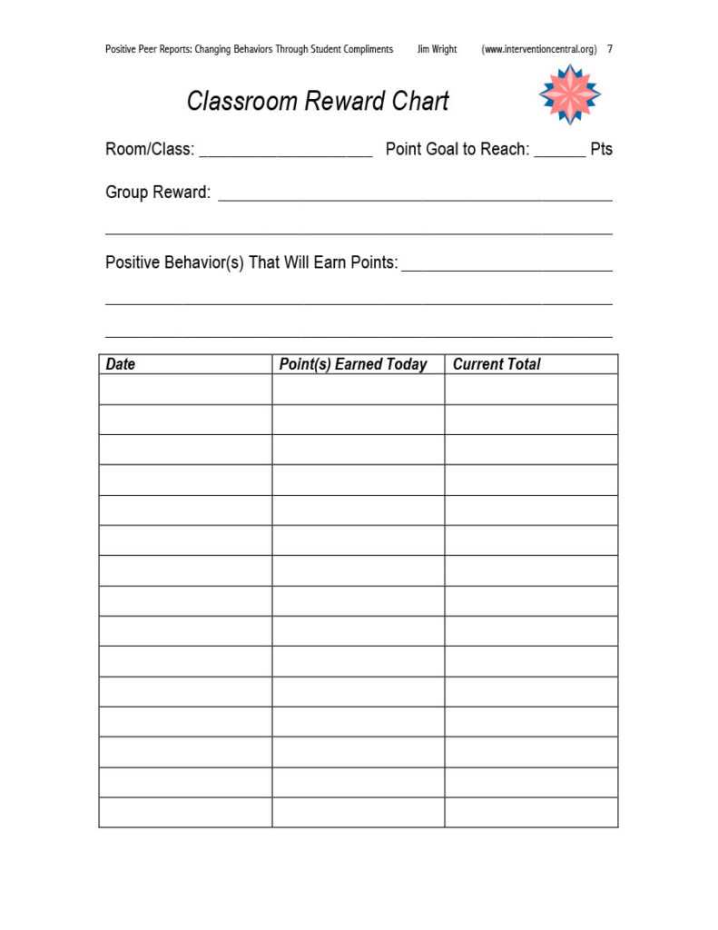 40 Printable Reward Charts For Kids (Pdf, Excel & Word) pertaining to ...