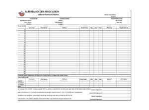 49 Printable Soccer Roster Templates (Soccer Lineup Sheets) ᐅ inside ...