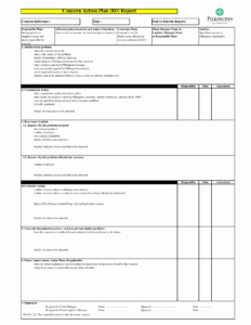 50 Corrective Action Report Template | Culturatti throughout 8D Report ...