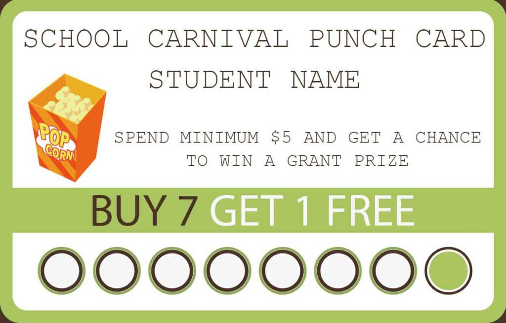 50+ Punch Card Templates – For Every Business (Boost with Business ...