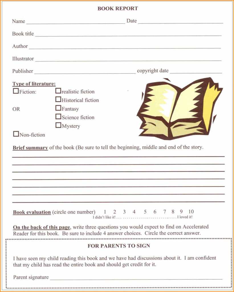 6+ Book Report Example 6Th Grade | Types Of Letter in 6Th Grade Book ...