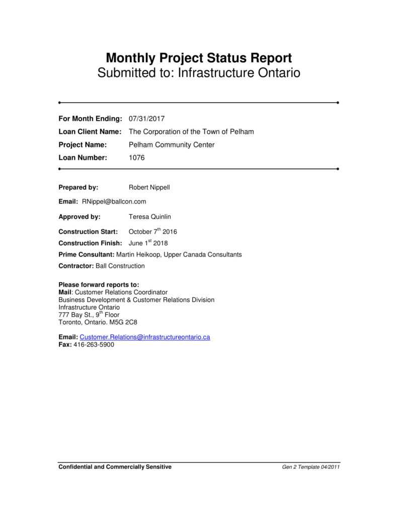 9+ Status Report Examples – Doc, Pdf | Examples with regard to ...