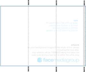 A3 Tri-Fold Table Talker Template | Photo Page – Everystockphoto with ...