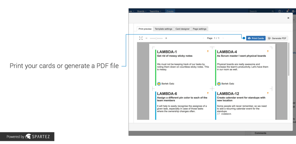 Agile Cards – Printing Issues From Jira | Atlassian Marketplace with ...