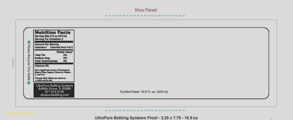 Food Label Template Word – Atlantaauctionco.com