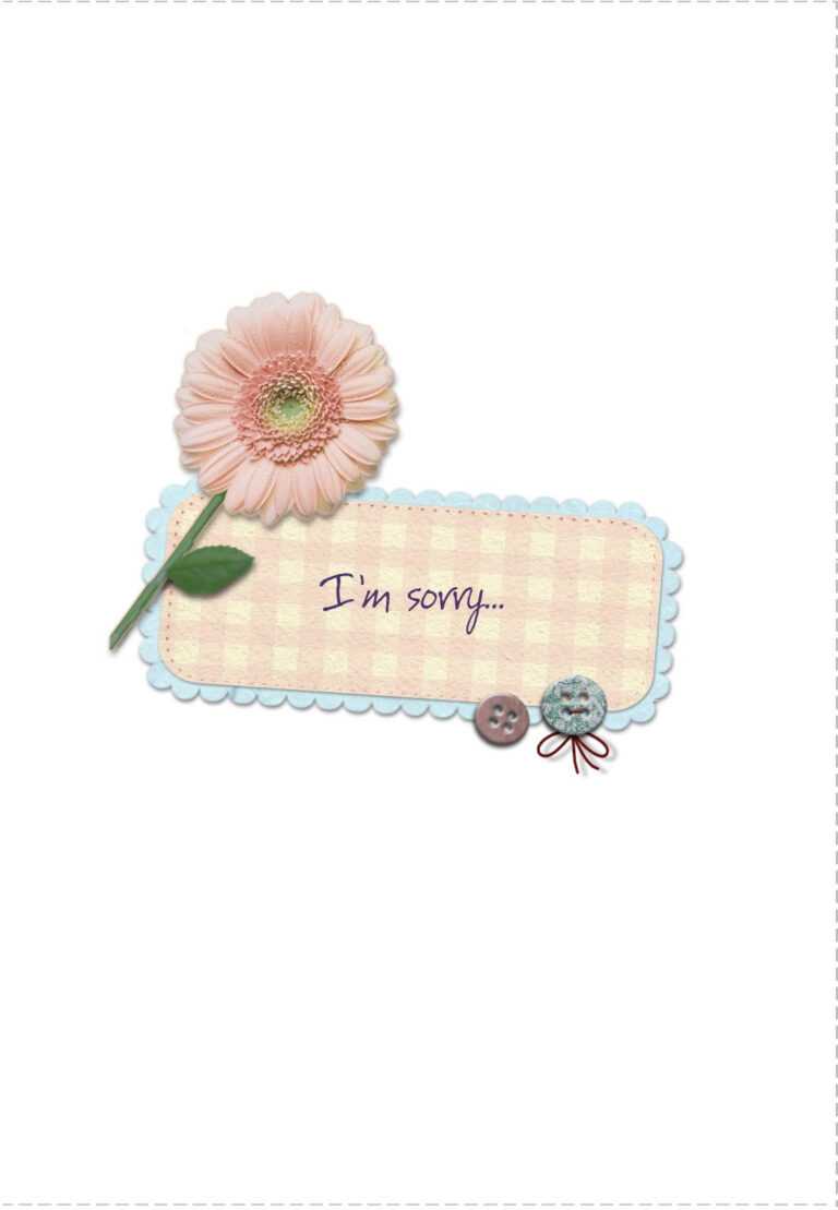 Apology #card Free Printable I'm Sorry | Apology Cards regarding Sorry ...