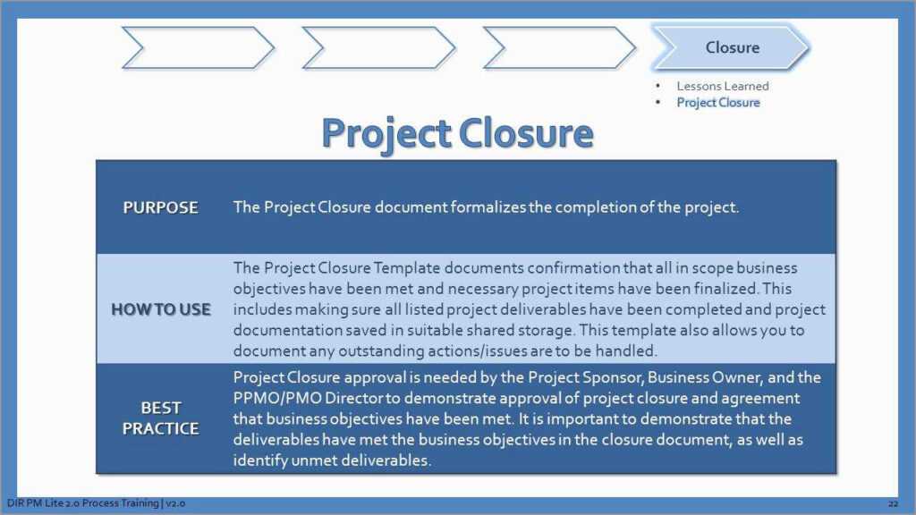 Awesome Project Closure Report Template Free | Best Of Template in ...