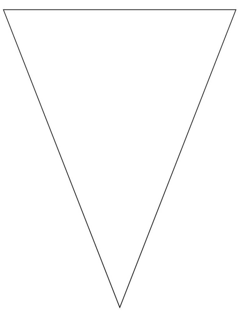 Free Printable Pennant Banner Template – Atlantaauctionco.com