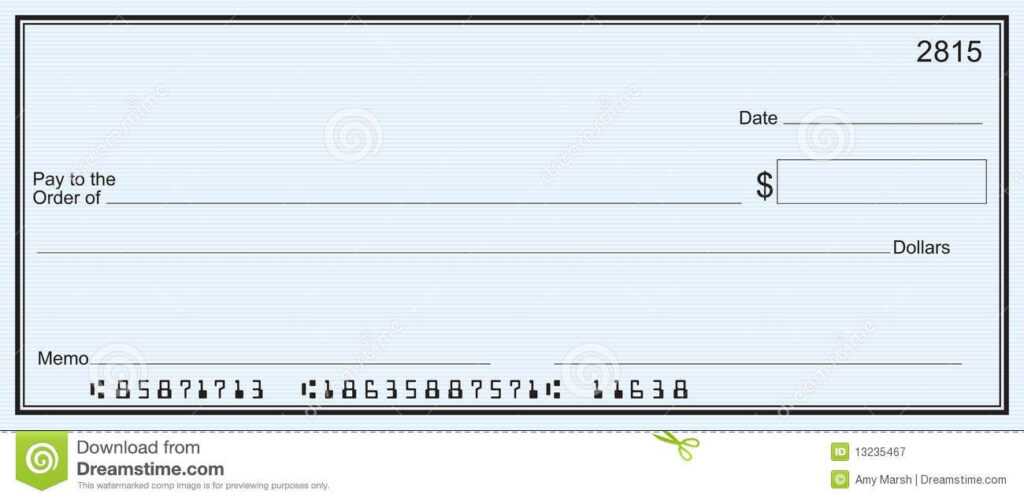 Customizable Blank Check Template – Atlantaauctionco.com