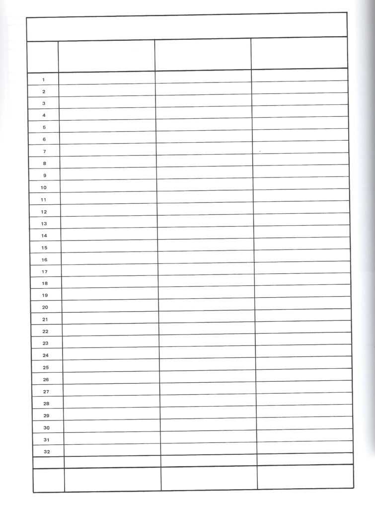 Blank Checklist Template Word – Verypage.co intended for 3 Column Word ...
