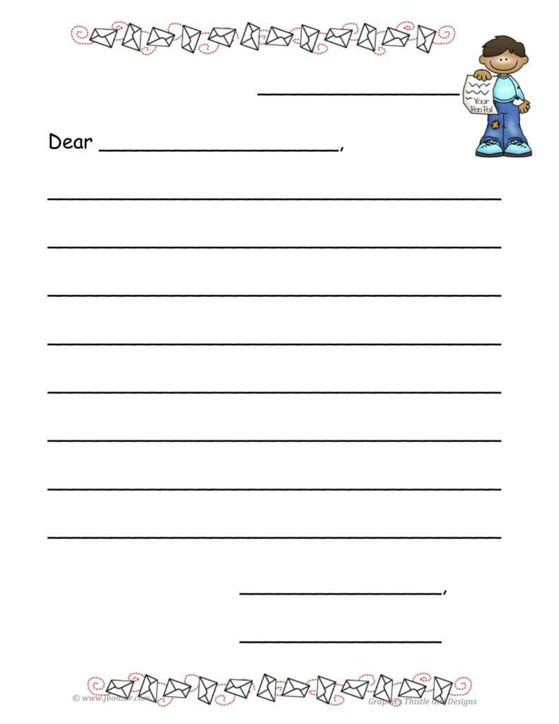 Blank+Friendly+Letter+Template | Letter Writing | Letter regarding ...