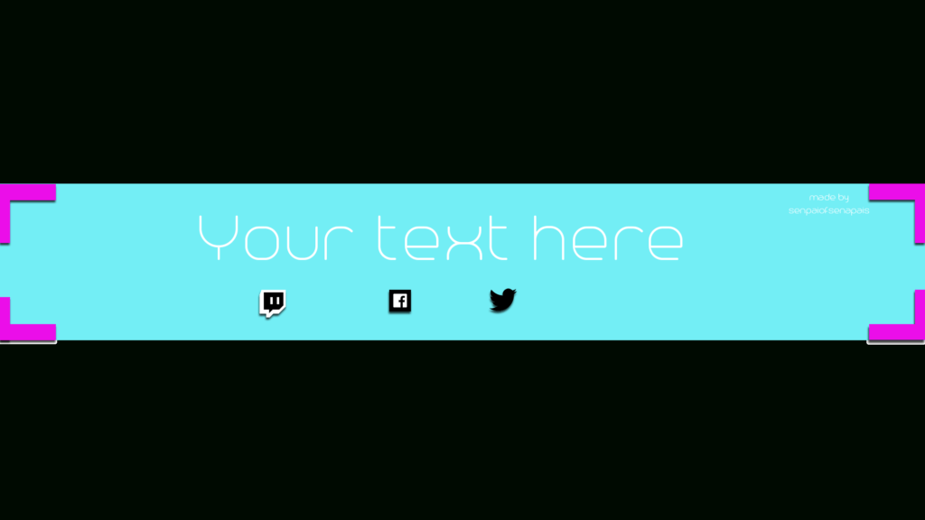 Box Shadow #1 [Yt Banner Template]Senpaiofsenpais On for Yt Banner ...