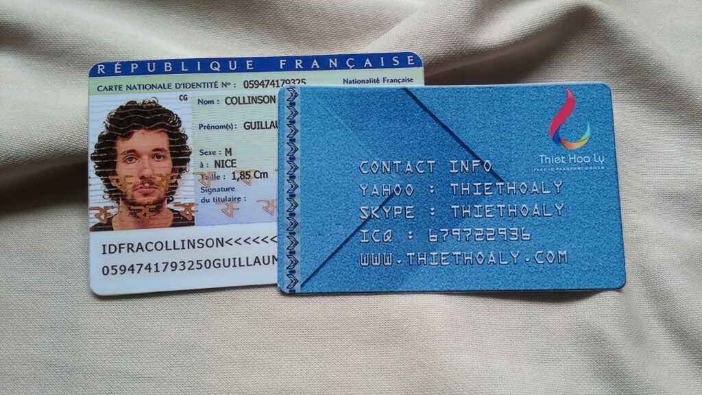 Buy France Id Card Online | License Makers in French Id Card Template ...