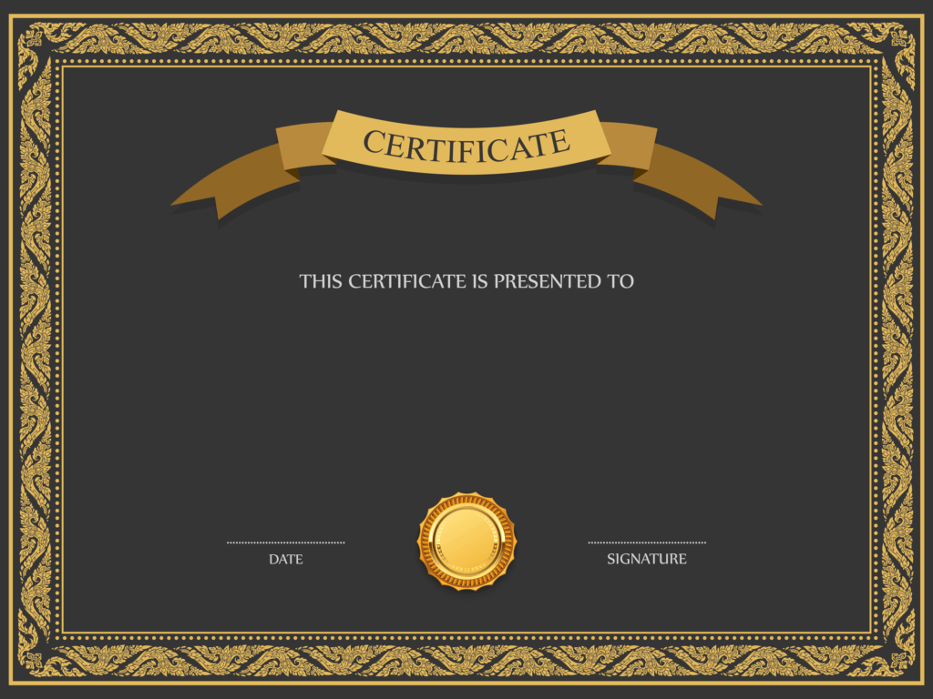 Certificate Template Png Image – Purepng | Free Transparent inside High ...