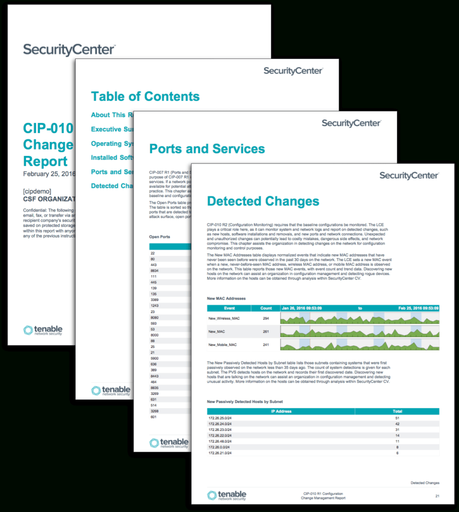 Cip-010 R1 Configuration Change Management Report – Sc inside ...