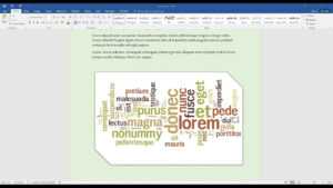 Create A Word Cloud In Microsoft Word in Free Word Collage Template ...