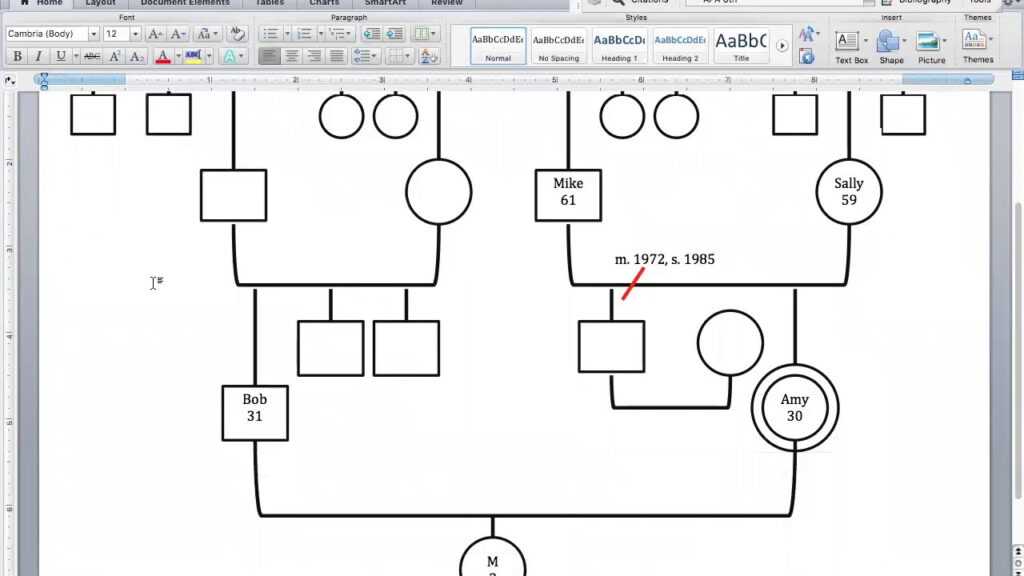 Create Your Genogram for Genogram Template For Word – Atlantaauctionco.com