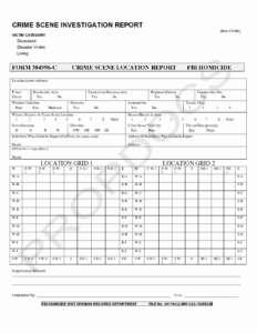 Crime Scene Report Template | Wesleykimlerstudio with regard to Crime ...