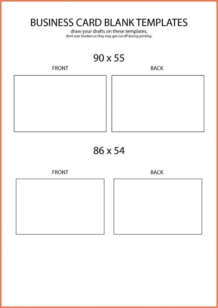 Custom Blank Business Card Template Adobe Illustrator intended for ...