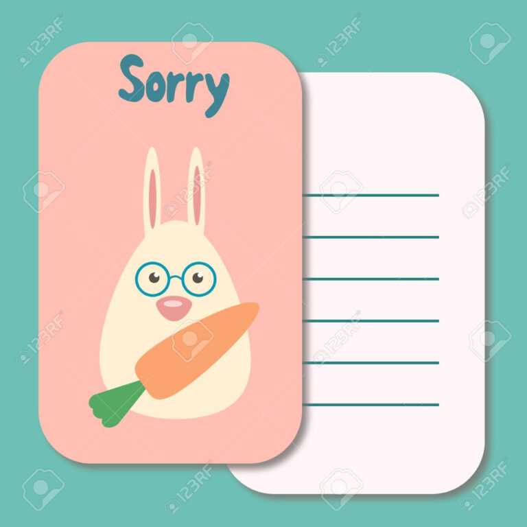 Apology Card Templates | 10+ Free Printable Word & Pdf inside Sorry ...
