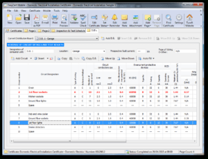 Easycert Electrical Software, Test & Inspection, Electrical in Minor ...