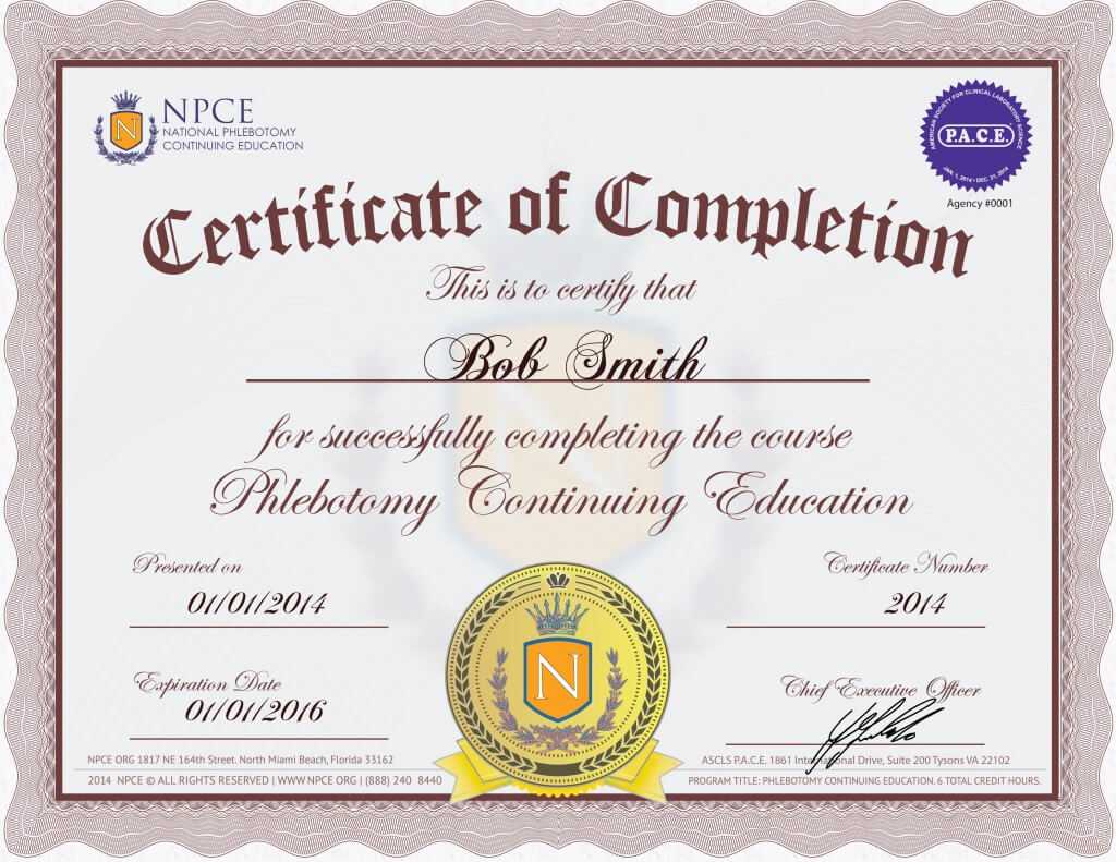 Ems Continuing Education Certificate Template – Best regarding ...