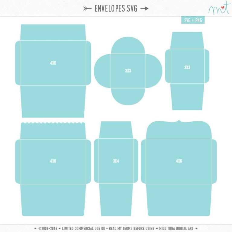 Envelope Templates And .svg's! | Card With Sleeve/ Envelope inside ...