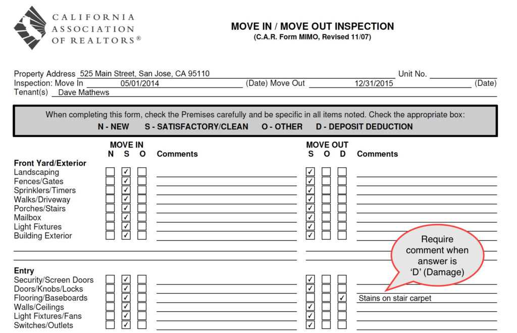 Ezinspections: Sample Inspection Reports And Property throughout ...